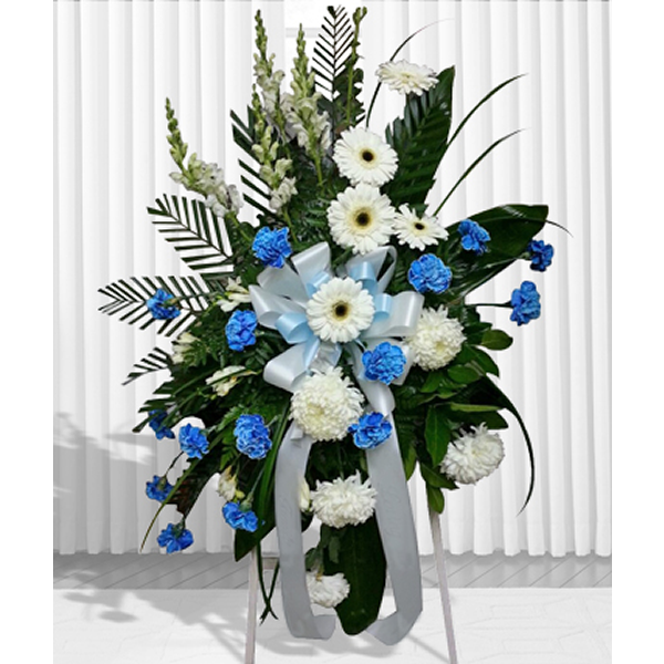 Sympathy In Blue | Fassler Florist